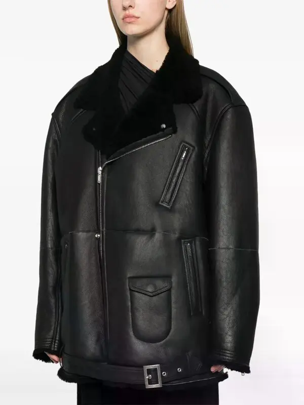 Rick Owens Calf Leather Jumbo Luke Stooges Jacket