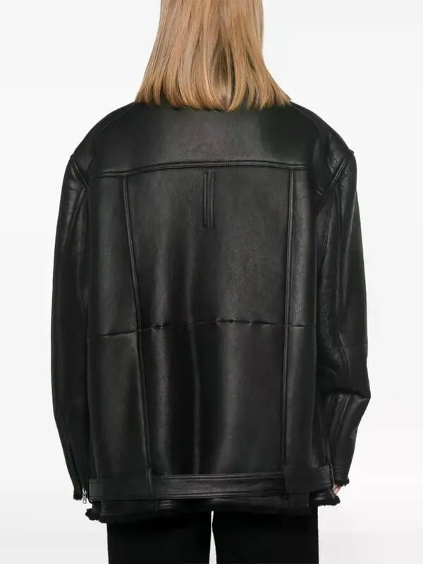 Rick Owens Calf Leather Jumbo Luke Stooges Jacket