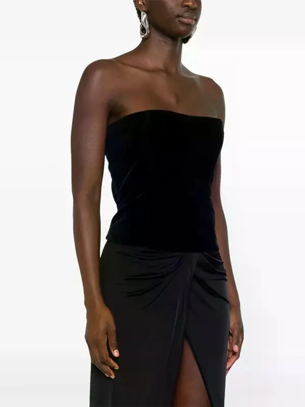 TOM FORD Cotton Velvet Corset