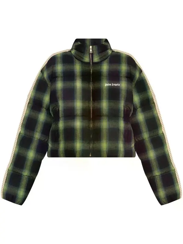 Palm Angels Checkered Puffer Jacket