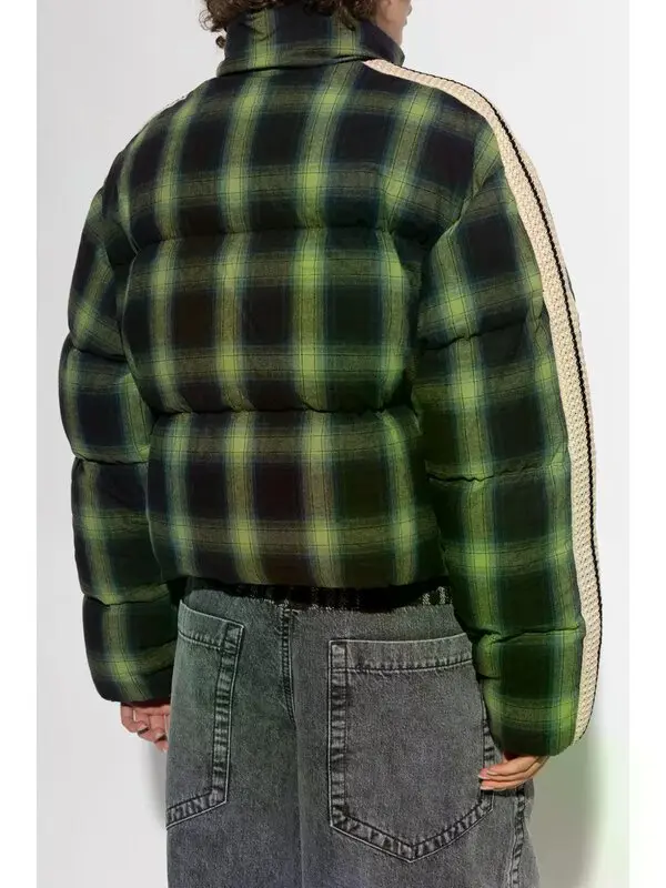 Palm Angels Checkered Puffer Jacket
