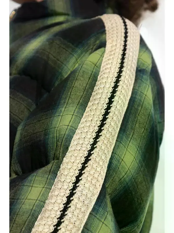 Palm Angels Checkered Puffer Jacket