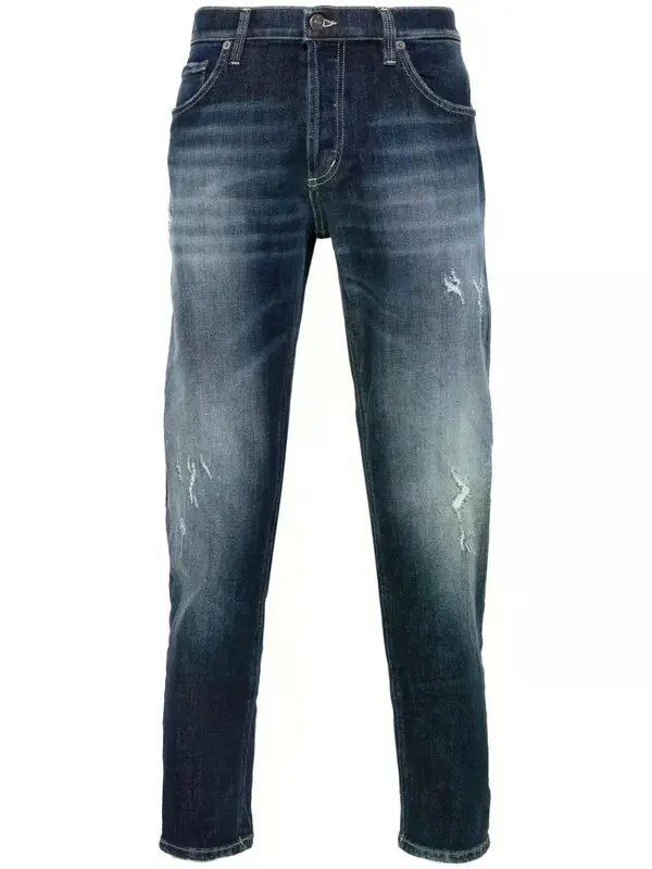 DONDUP Distressed Skinny Fit Jeans