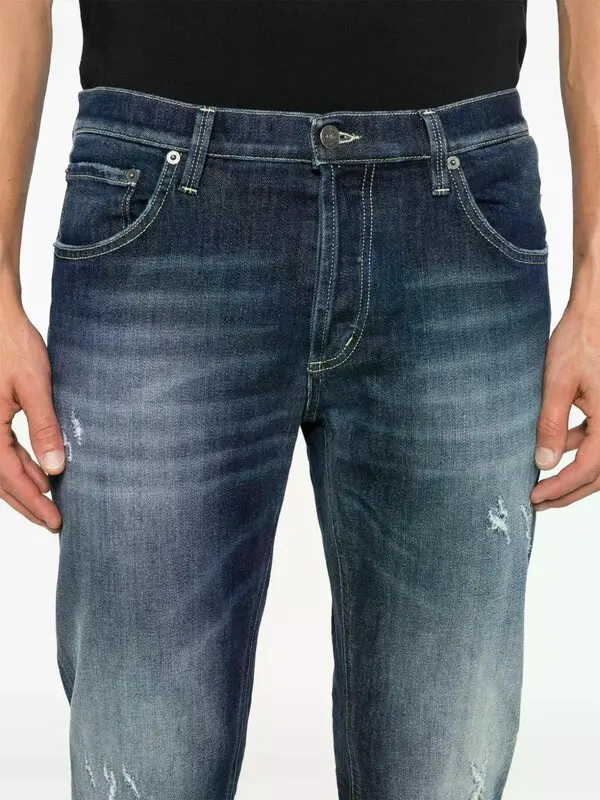 DONDUP Distressed Skinny Fit Jeans
