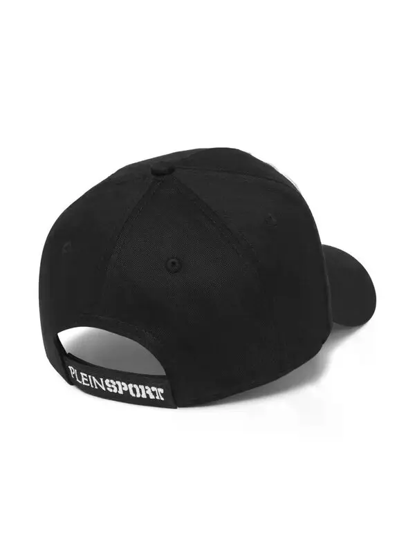 PLEIN SPORT Logo-embroidered Baseball Cap - Black