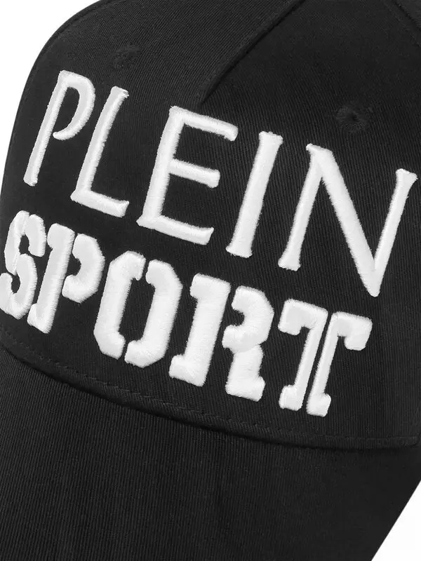 PLEIN SPORT Logo-embroidered Baseball Cap - Black