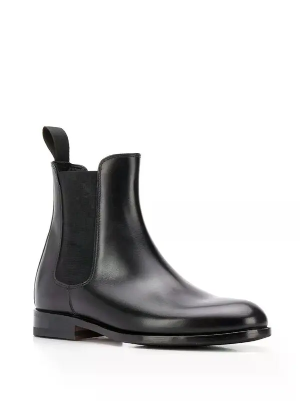 SCAROSSO Elena Chelsea Boots - Black