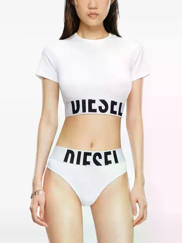 DIESEL® Crop Top With Logo Underband