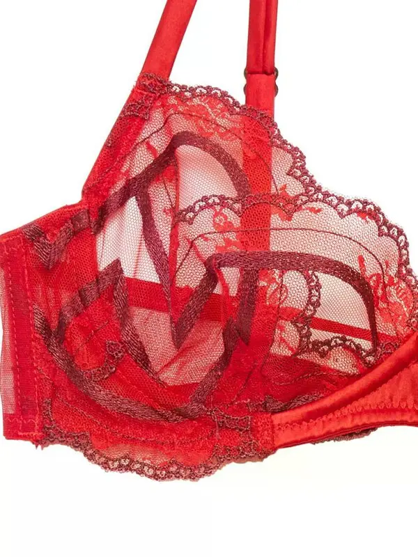 FLEUR DU MAL Hendrix Bra - Red