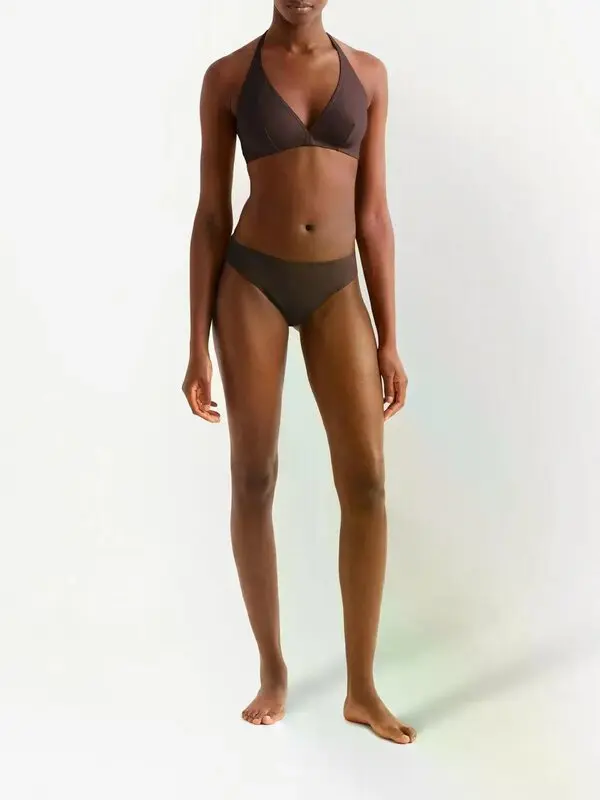 ERES Coulisses High-waisted Bikini Briefs - Brown