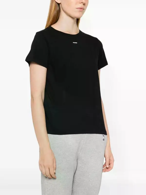 Pinko Mini Logo Cotton T-shirt