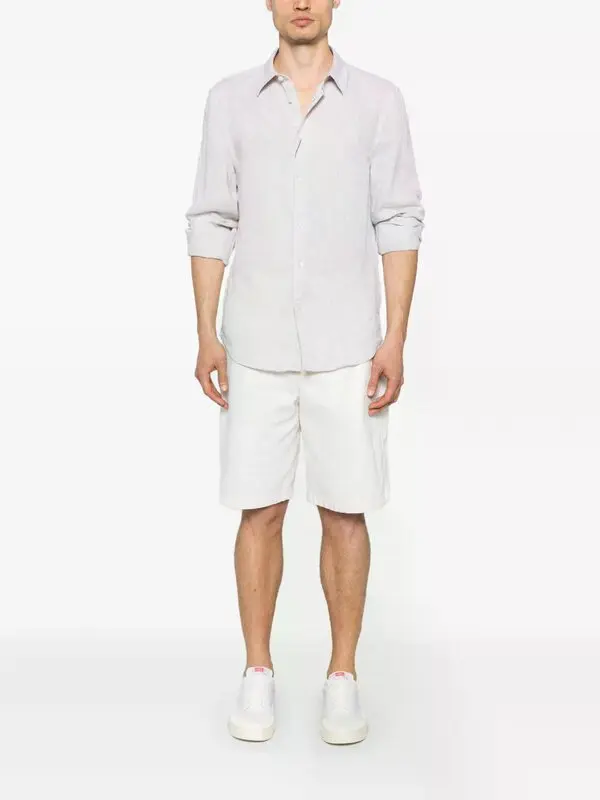 J. Lindeberg Linen Mélange Shirt - Neutrals