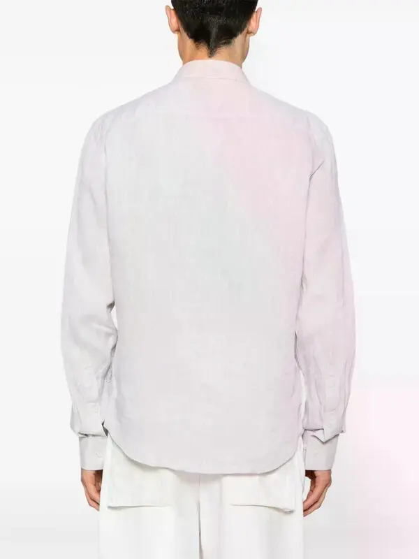 J. Lindeberg Linen Mélange Shirt - Neutrals
