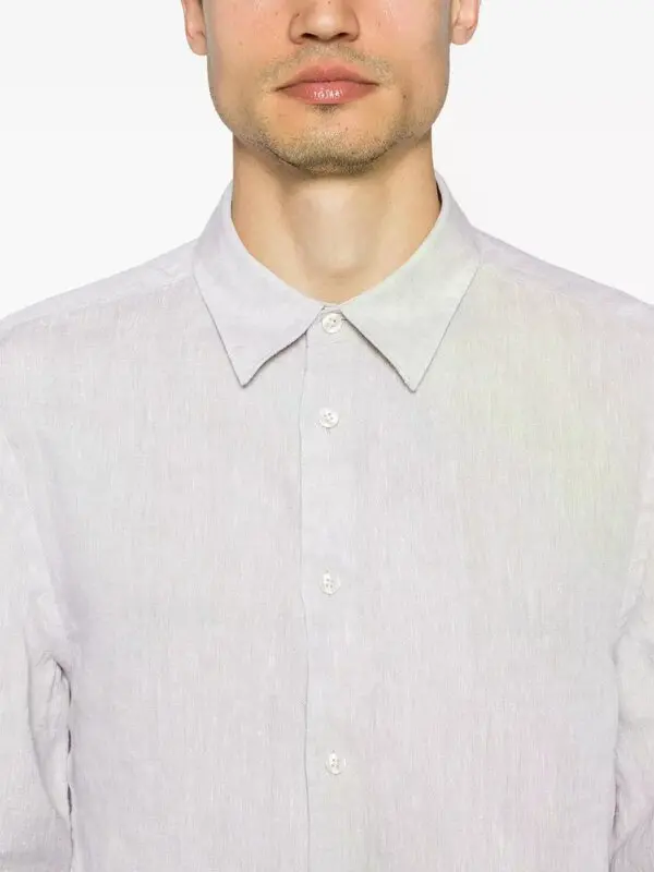 J. Lindeberg Linen Mélange Shirt - Neutrals