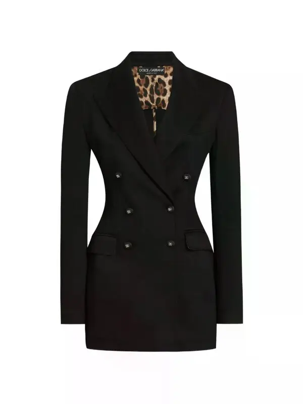 Dolce & Gabbana Milano-rib Double-breasted Blazer