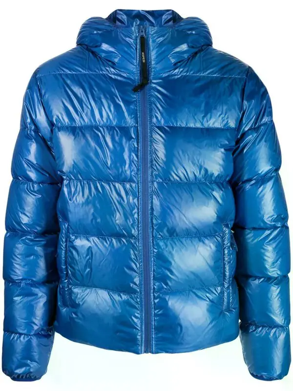 Aspesi Hooded Padded Jacket - Blue