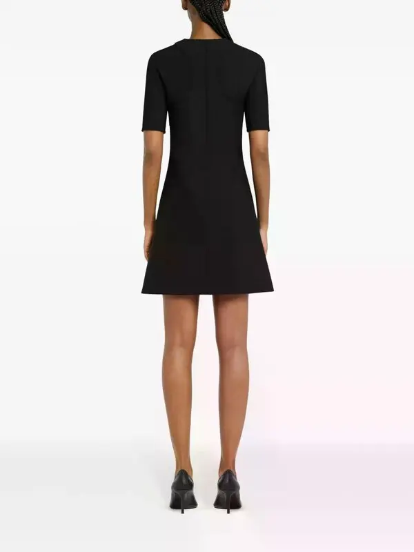 COURREGES A-line Mini Dress - Black