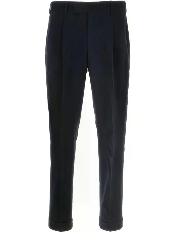 PT TORINO Textured-finish Trousers
