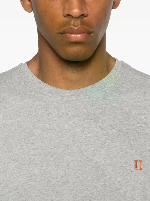 LES DEUX Logo-embroidered T-shirt