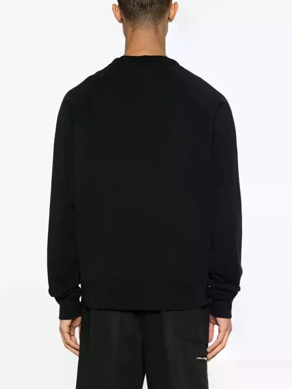 Maison Kitsuné Cotton Sweatshirt With Fox Motif - Black