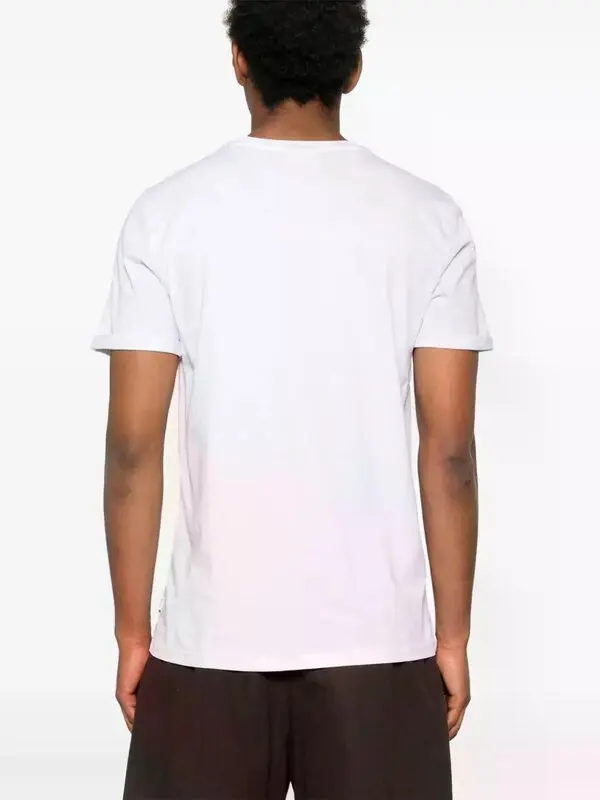 LES DEUX Logo-embroidered T-shirt