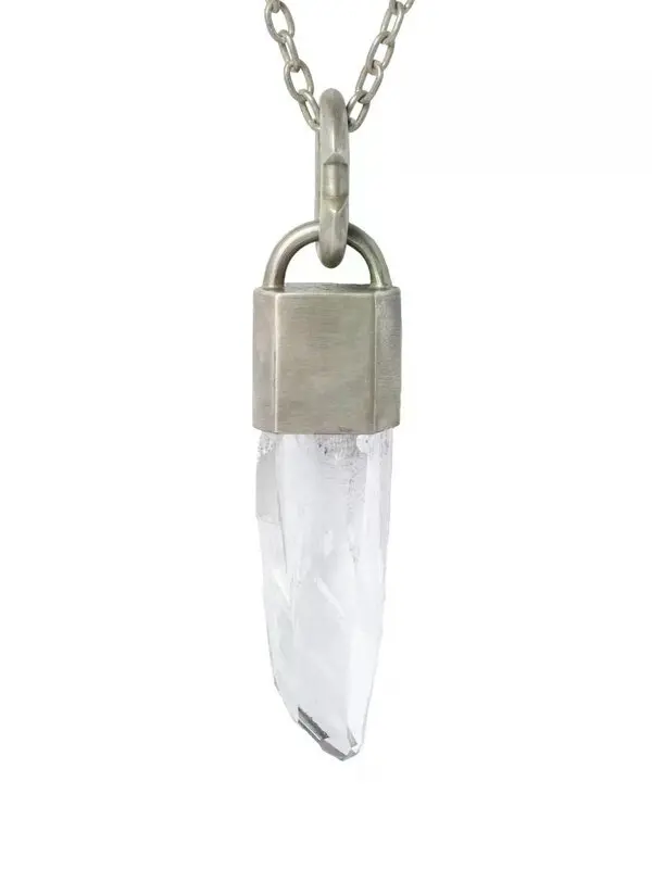 PARTS OF FOUR Sterling Lemurian Quartz Pendant Necklace - Silver