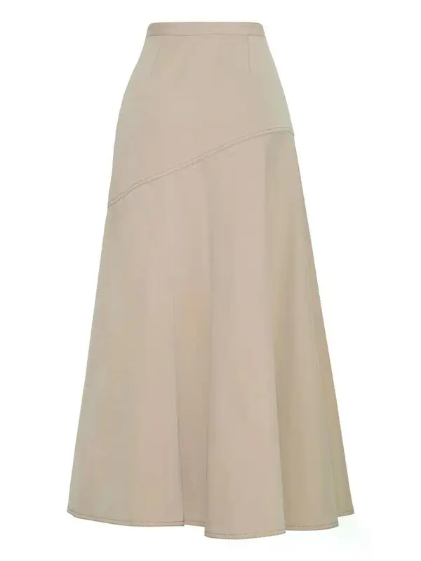 Adam Lippes Draped Midi Skirt