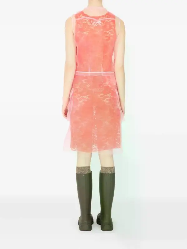 MAISON MARGIELA Layered Midi Dress - Orange