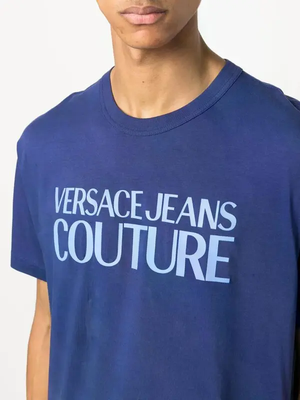 Versace Logo-print Cotton T-shirt