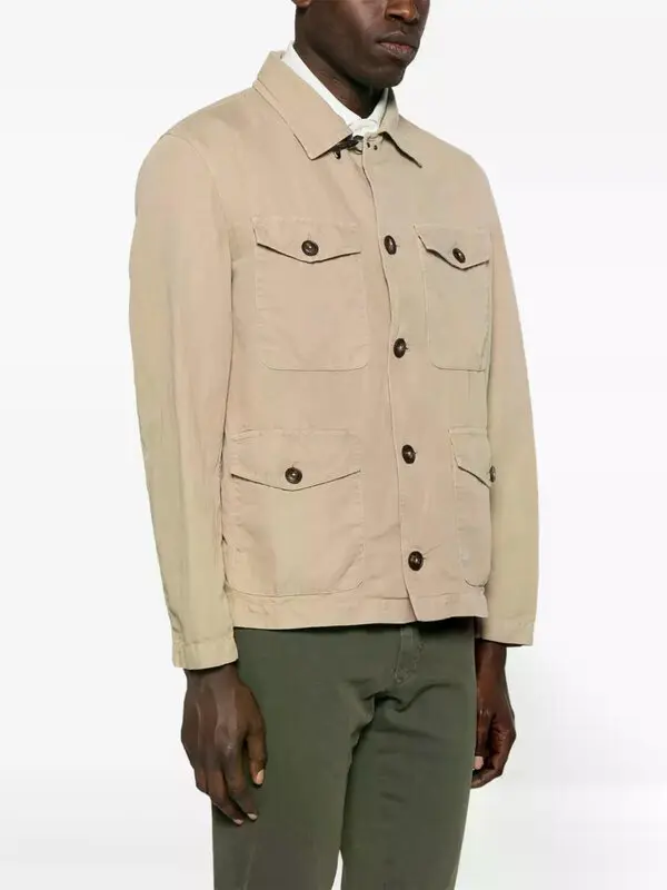 FAY Classic Collar Shirt Jacket