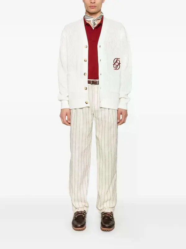 Drole De Monsieur Striped Tailored Trousers