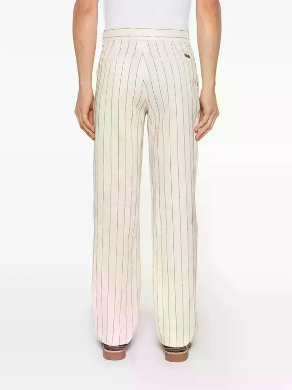 Drole De Monsieur Striped Tailored Trousers