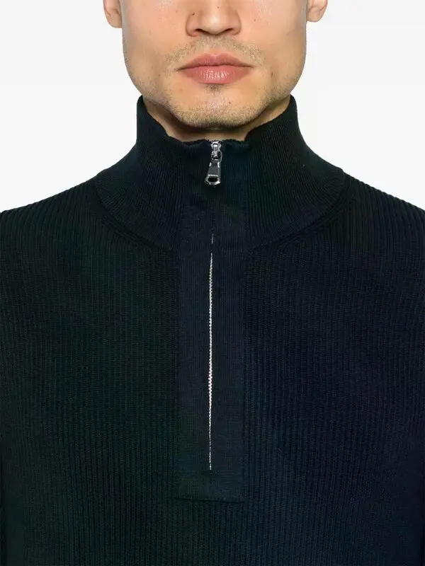 J. Lindeberg Alex Half-zip Sweater - Blue