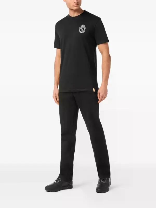 BILLIONAIRE Embroidered Crest T-shirt