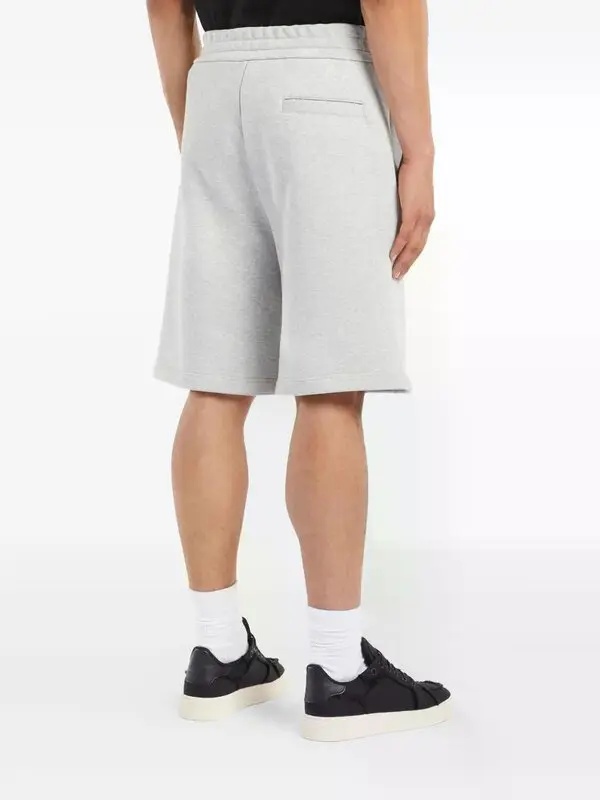 GIUSEPPE ZANOTTI Cotton Track Shorts - Grey