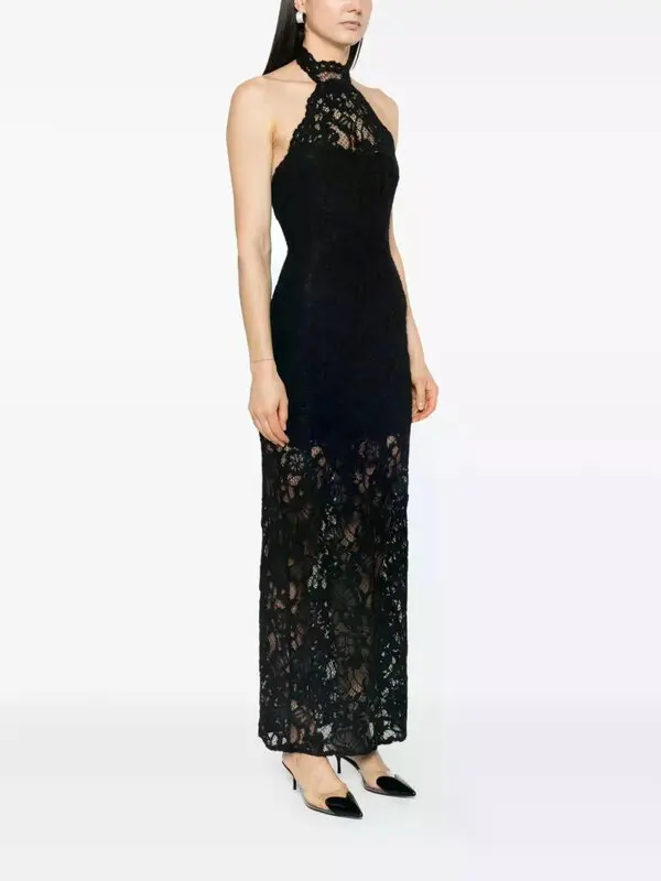 MANURI Cherie Lace Overlay Dress