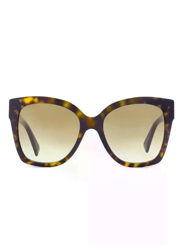 Gucci Square Frame Sunglasses - Brown