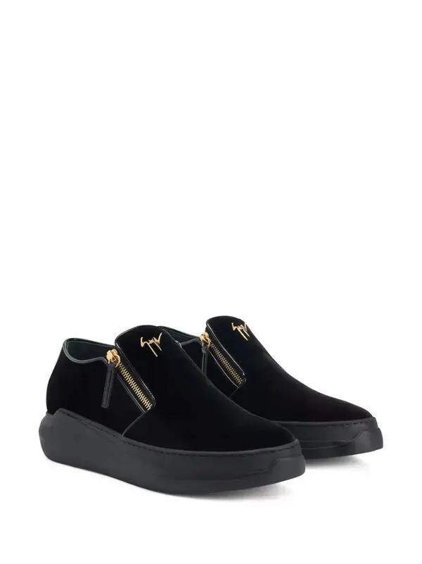 GIUSEPPE ZANOTTI Conley Zip Chunky Sneakers - Black