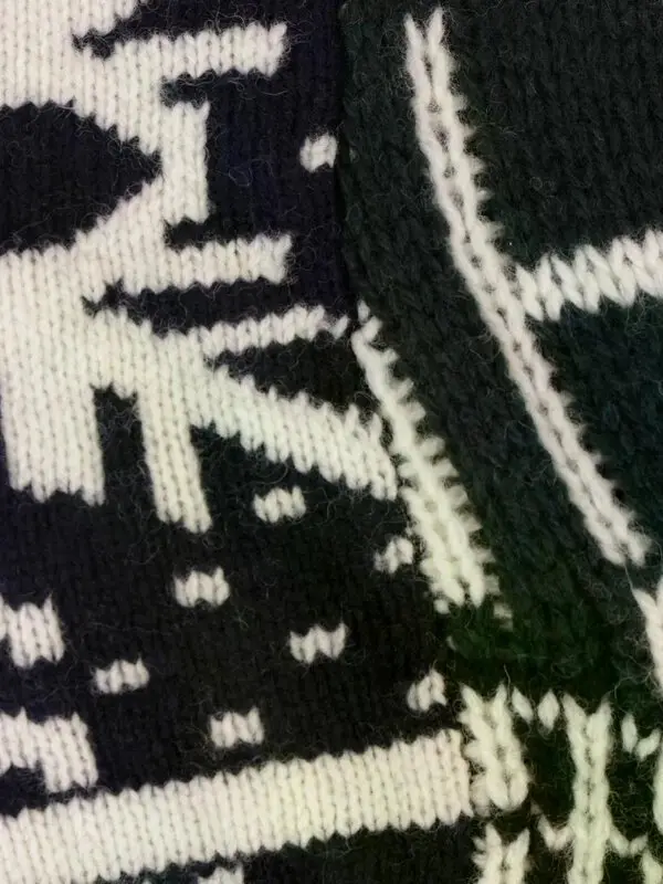 Sacai Patchwork Short-sleeve Sweater