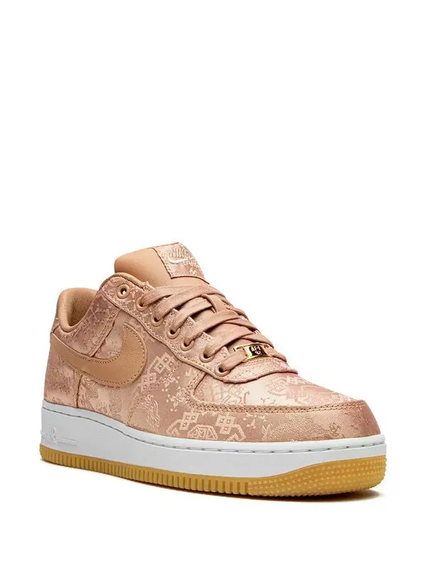 Nike Clot X Force 1 Low "rose Gold Silk" Sneakers