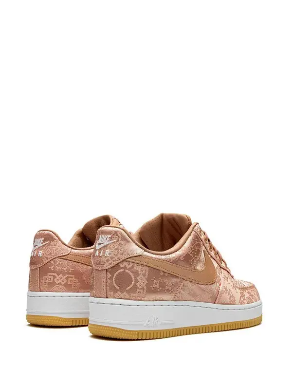 Nike Clot X Force 1 Low "rose Gold Silk" Sneakers