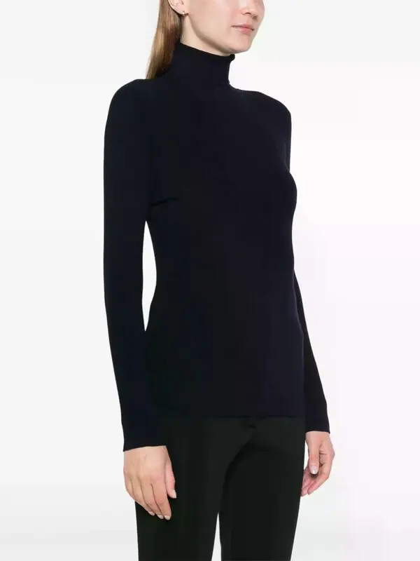 Fusalp Ribbed Knit Roll Neck Sweater