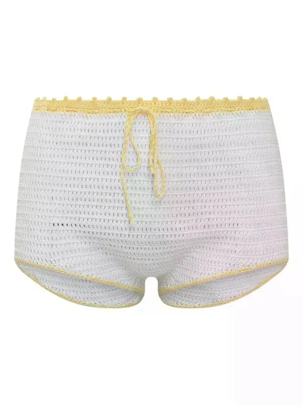 MIXIK Crochet-knit Shorts