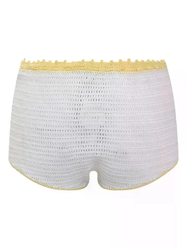 MIXIK Crochet-knit Shorts