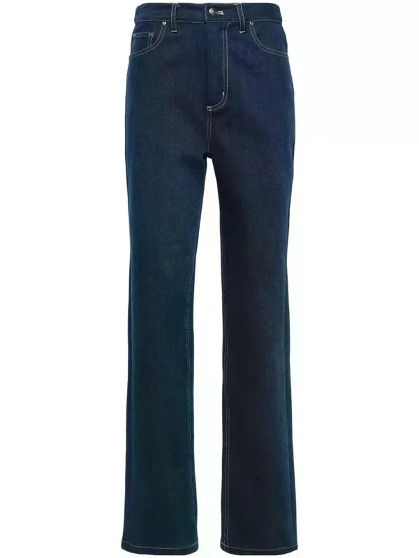 ROTATE BY BIRGER CHRISTENSEN Straight-leg Denim Jeans
