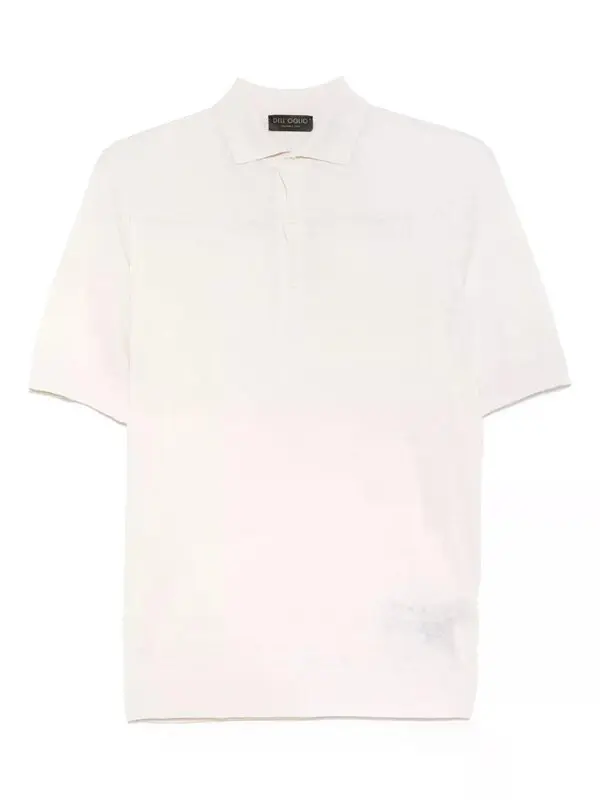 DELL'OGLIO Fine-knit Polo Shirt