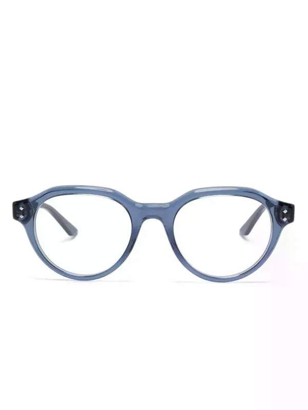 Gucci Round Frame Glasses - Blue