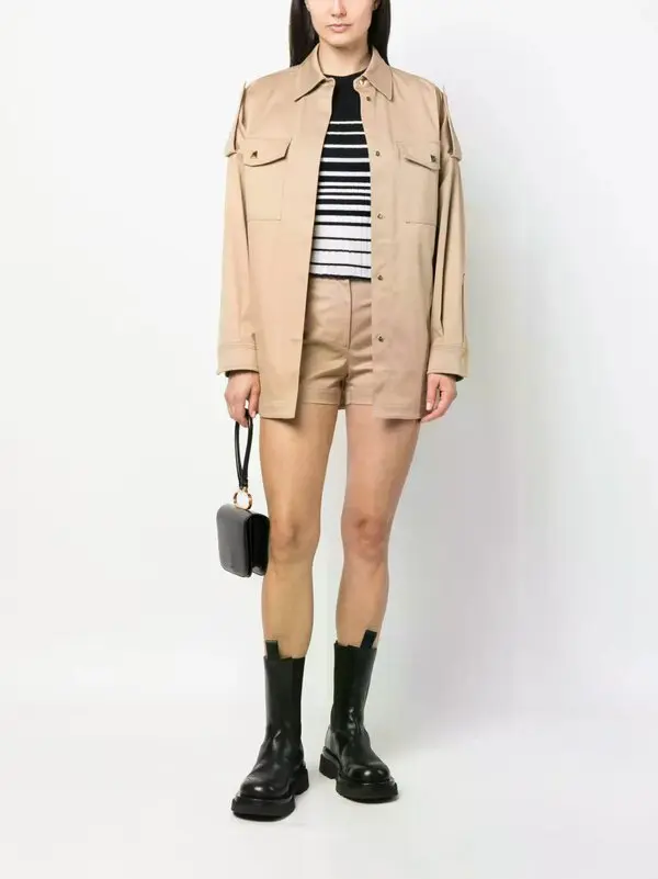 Valentino Garavani High-waisted Rockstud Shorts