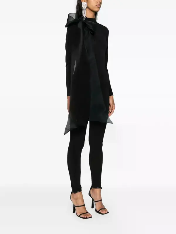 ATU BODY COUTURE Ruched Draped Jumpsuit - Black