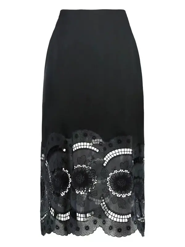 Stella McCartney Midi Skirt With Embroidered Detailing